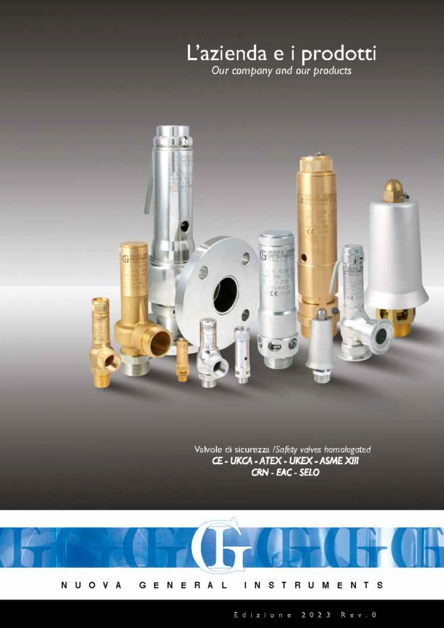 COMPANY AND PRODUCTS - Catalogue English / Italian - Nuova General ...