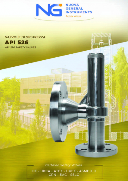 API526 SAFETY VALVES - Catalogue English / Italian - Nuova General ...